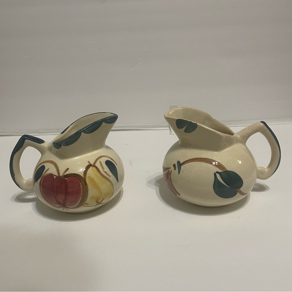 Purinton Slip Ware | Dining | 4mini Creamer Pitcher Set Ceramic ...